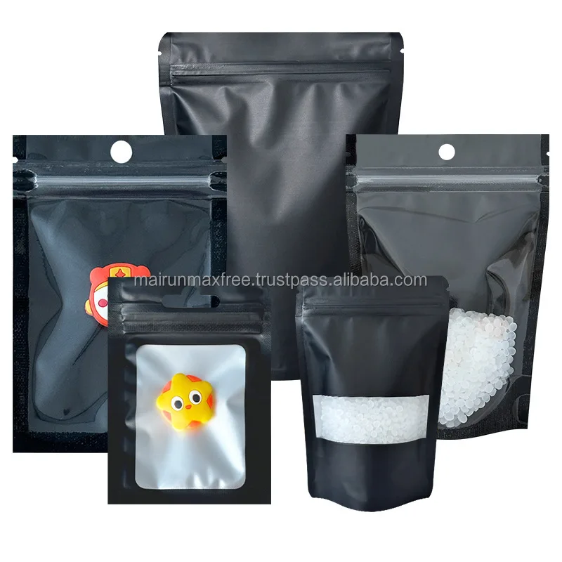 Yellow Stand up Pouch with Gravure Printing Self-supporting Ziplock Bag ...