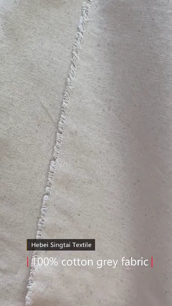 Weaving Factory 100% Cotton Greige Cloth 20*20 60*60 63"/67" Cotton ...