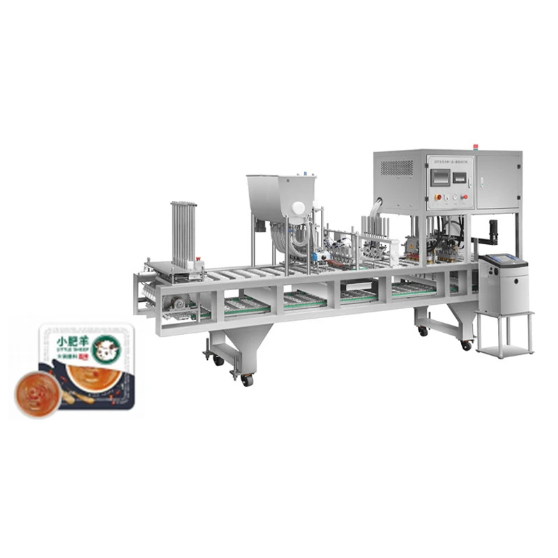 Condiment Cup Liquid Filling And Packing Sealing Machine Automatic ...