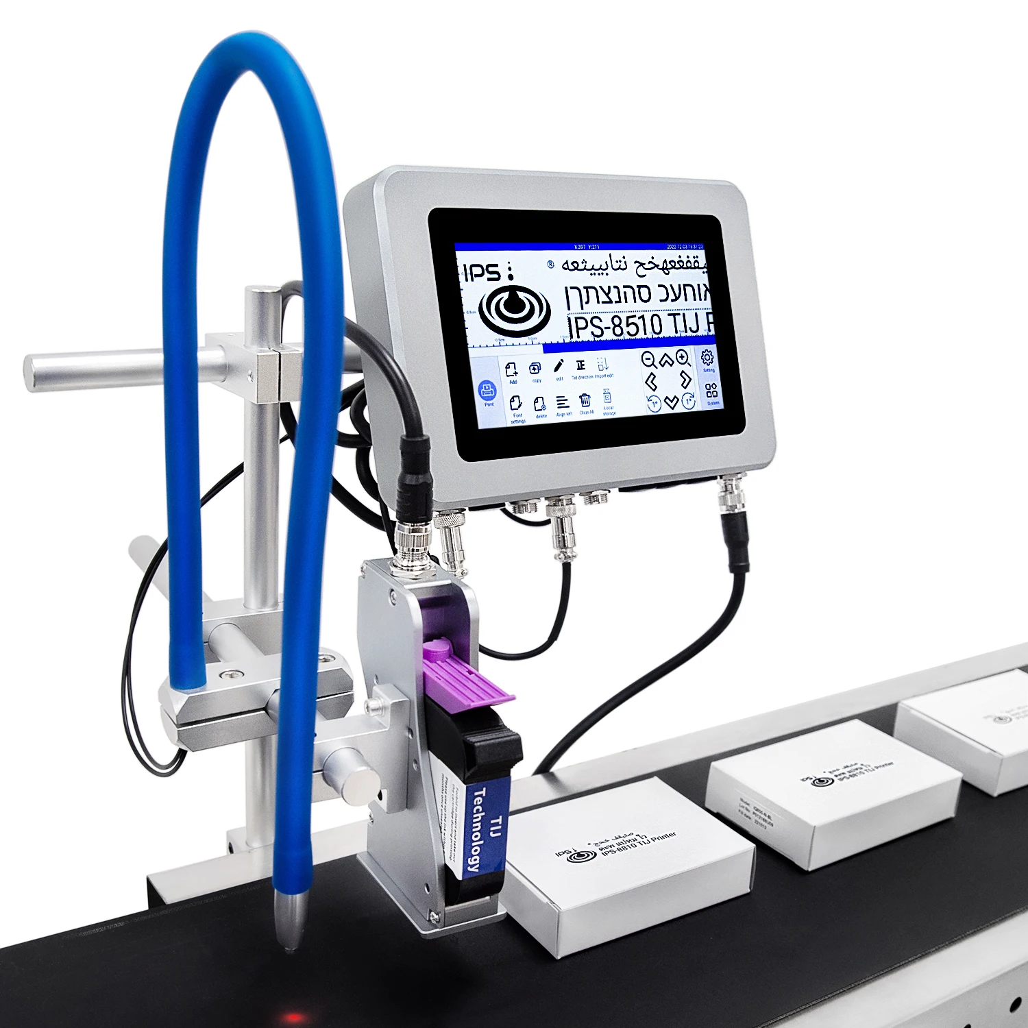 Videojet Cij Industrial Inkjet Printer 1240 1280 1580 1880 For Printing Date Exp Mfg Batch ...