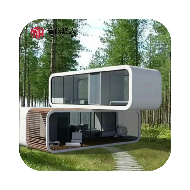 Luxury eco space capsule prefab container house granny flats office pod ...