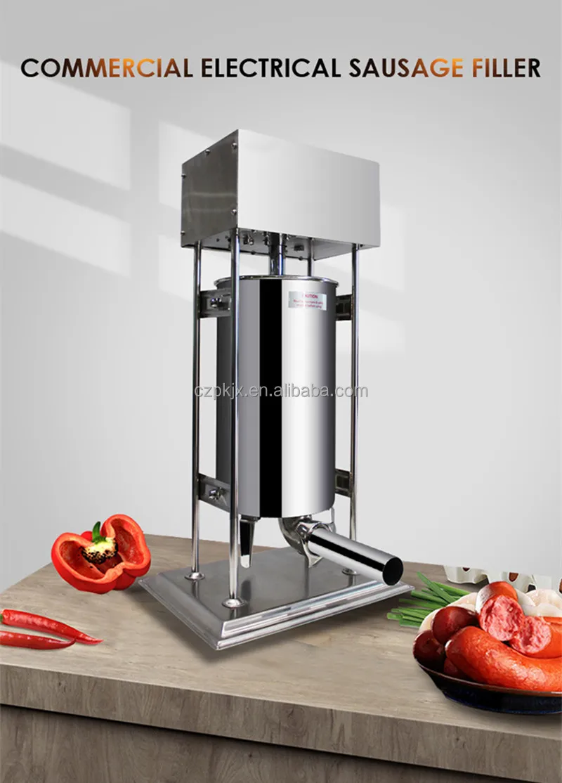 10L Electric Sausage Stuffer Vertical Chorizo Sausage Making Machine ...