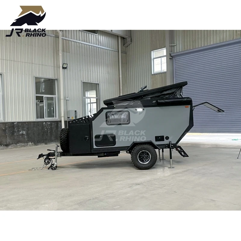 Aluminum Travel Trailers offroad mini caravan slide out mini van camper ...