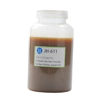 Cationic Styrene-acrylic Acid Ester Copolymer Emulsion Jh-611 For Paper ...