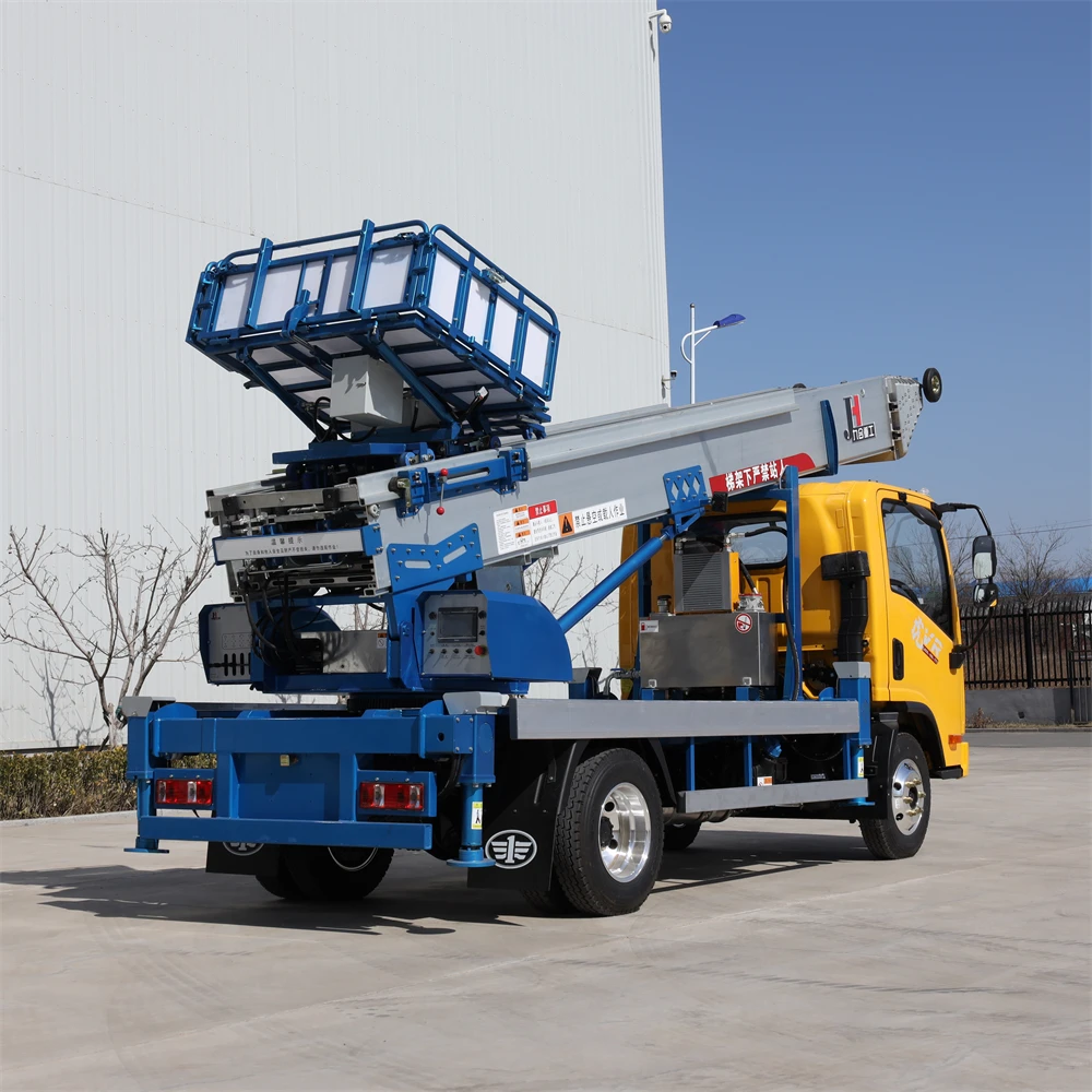 Jiuhe Faw 4x2 36m Aerial Platform Truck Moving Bucket Ladder Lift Truck ...
