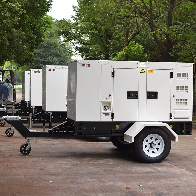 20kw 3 Phase Diesel Generator 25 Kva Mobile Type Power Generator ...