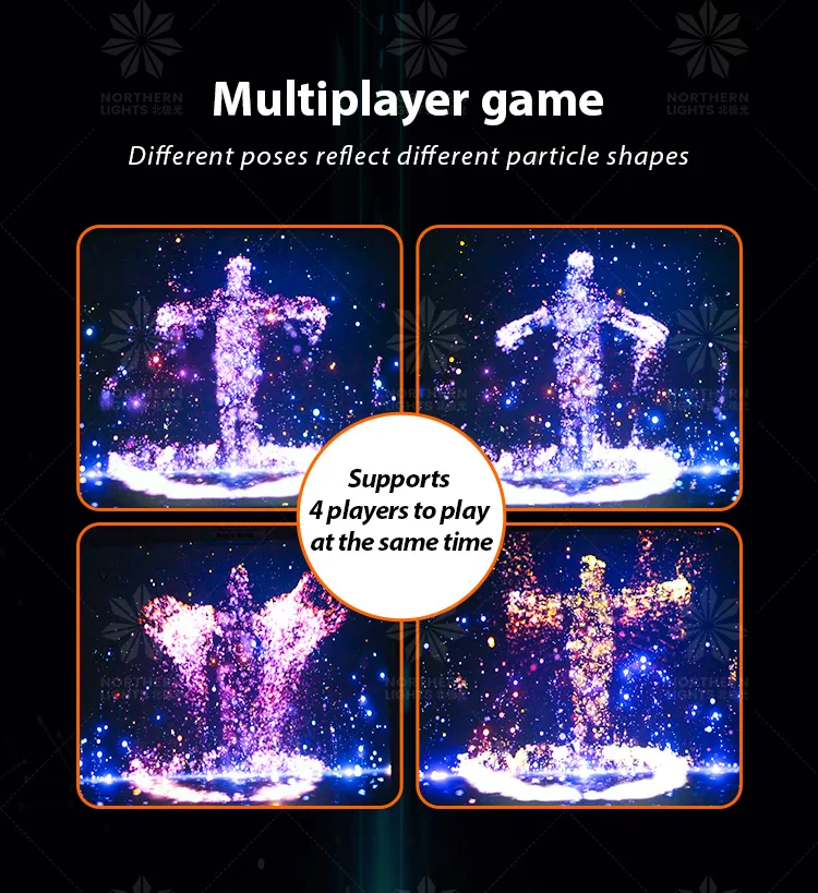 Motion Sensor Interactive Holograms Projector Led Technology ...