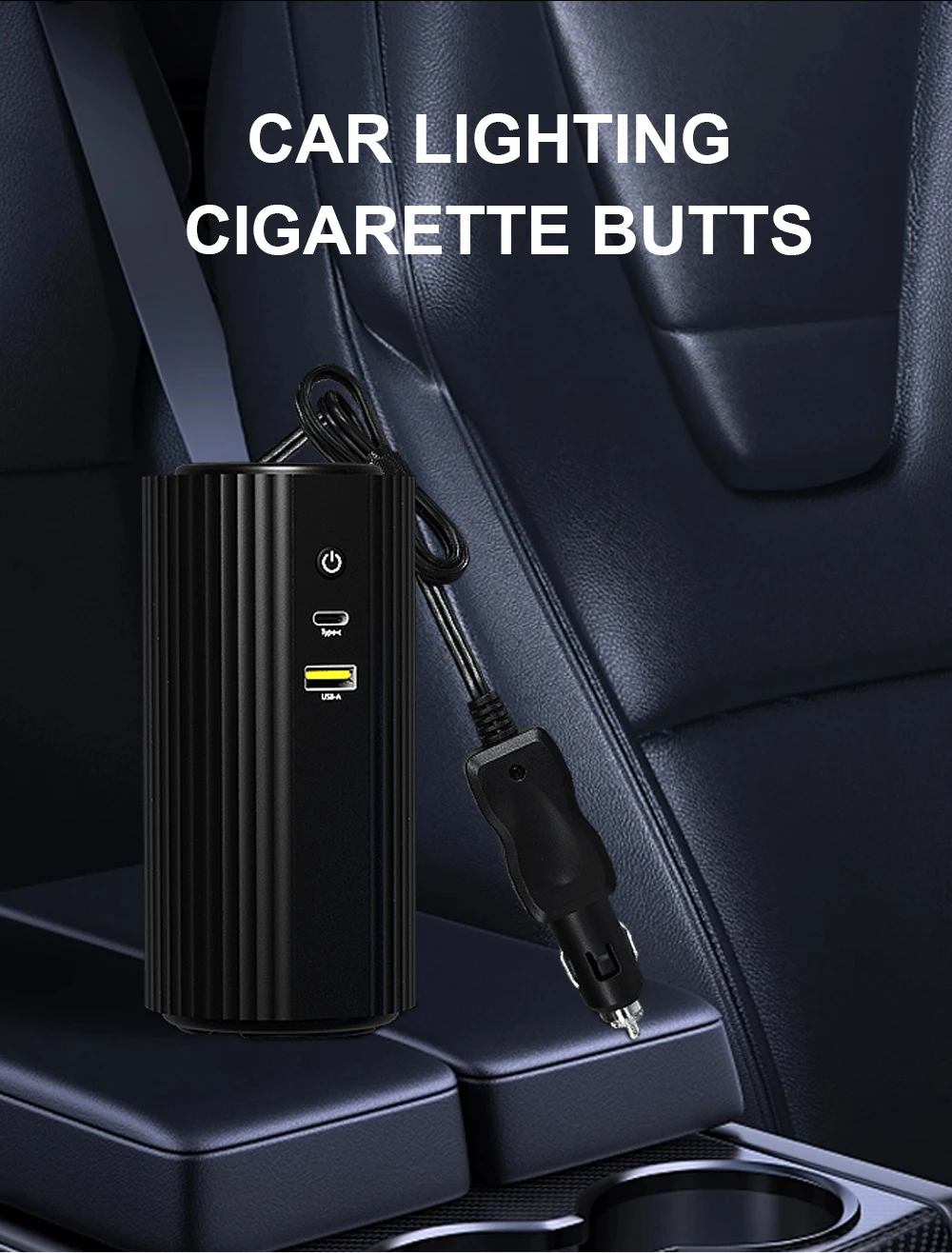 Multifunction 12v Dc To 220v Ac Car Power Cigarette Lighter Usb ...