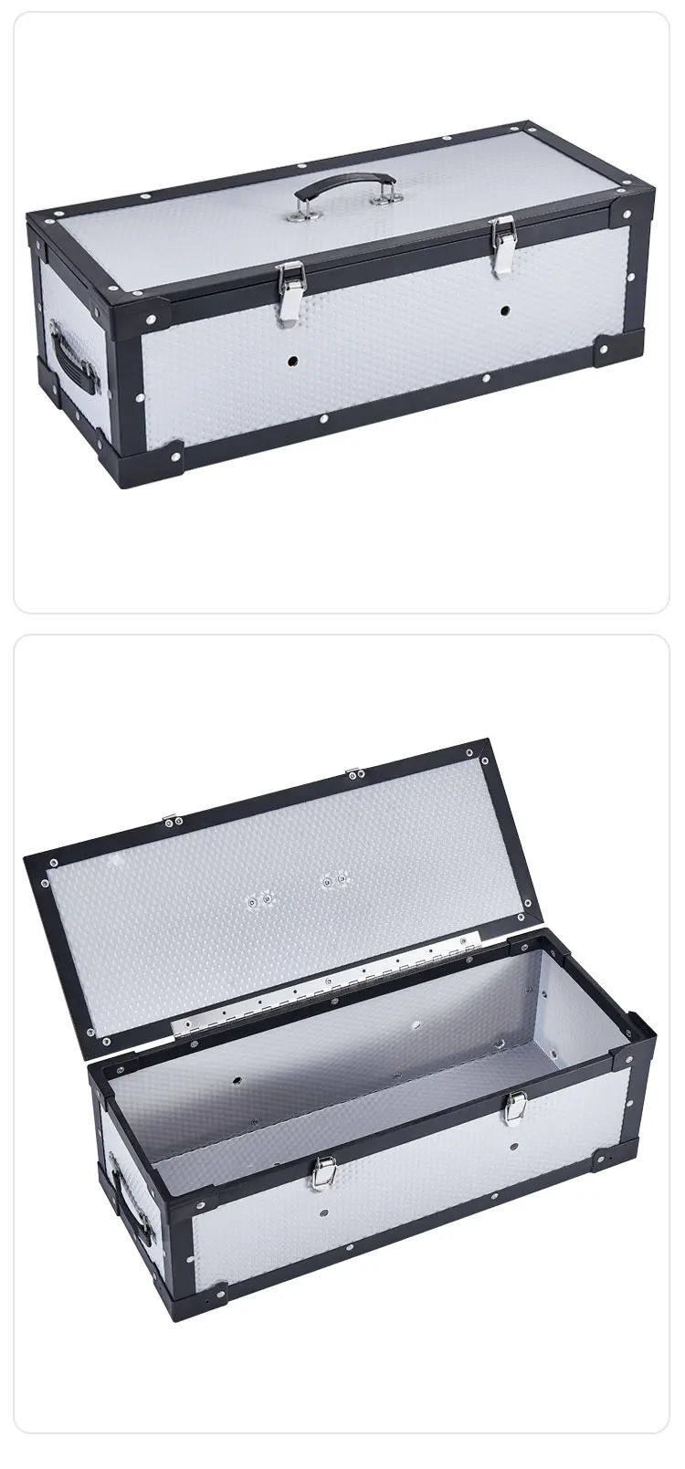Pp Waterproof Flight Case Hardware Storage Box Aluminum Heavy Duty ...
