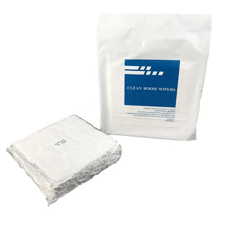 3008 Dustless Fine Cleanroom Wiper Fabric Wiper 100% Polyester, 9''X9 ...