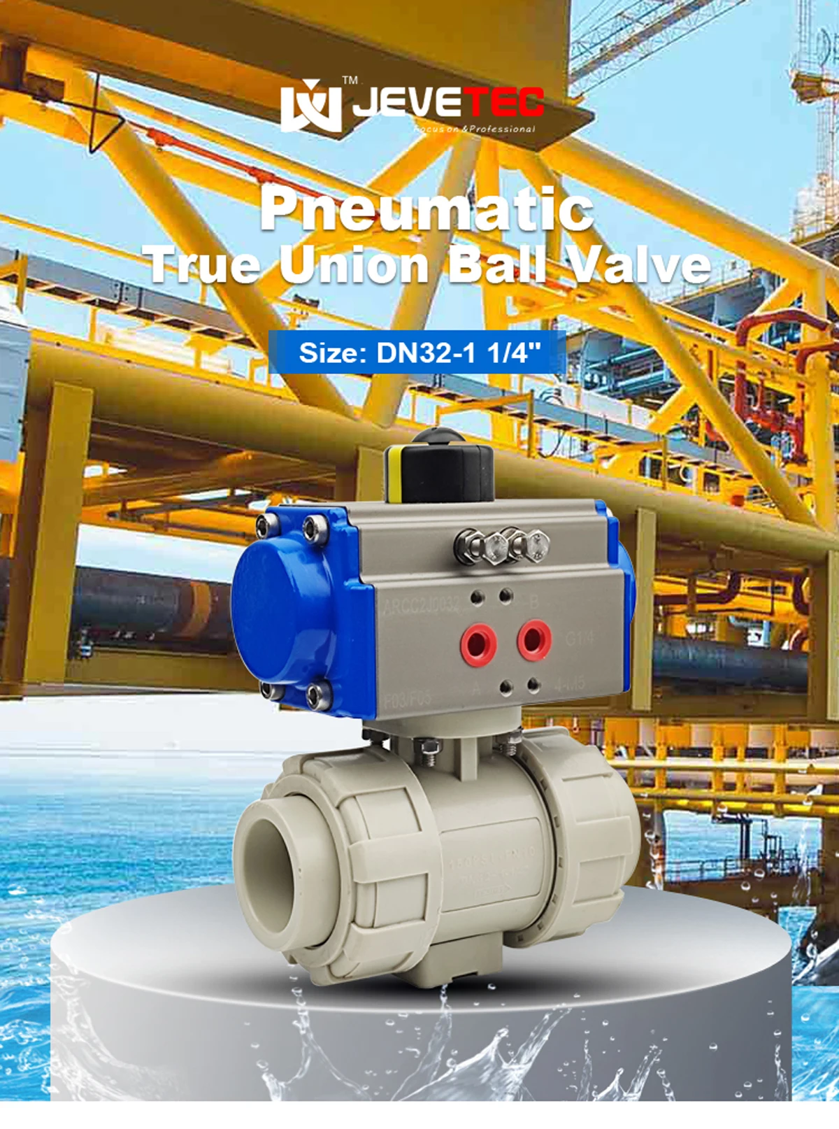 Pneumatic Actuated Ball Valve Consist Of A Pneumatic Actuator And A Pph ...