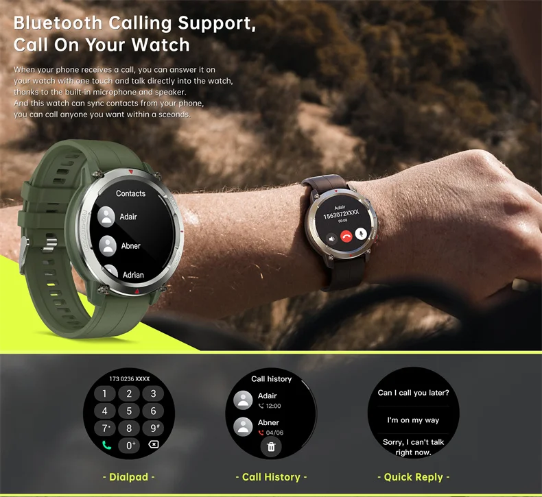 Moremore FT53 Smartwatch - Advanced Features & AMOLED Screen