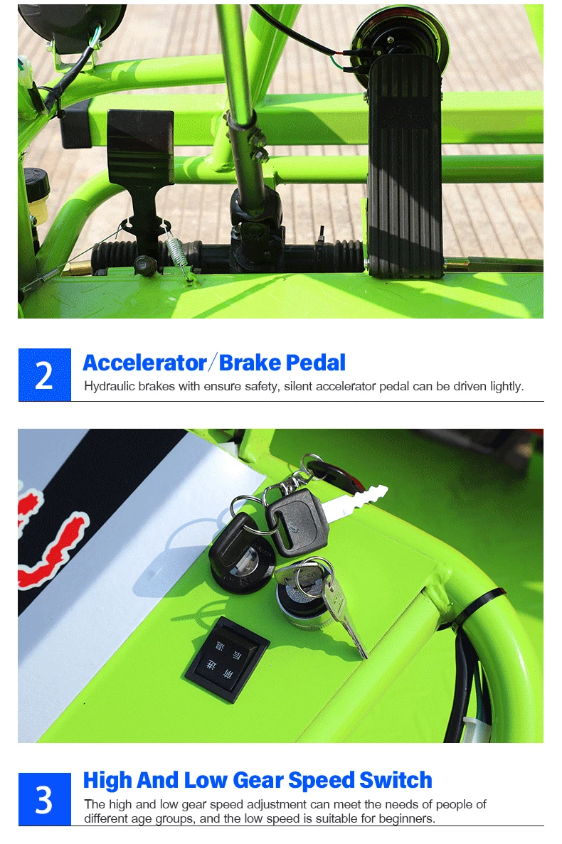 SIBO High Quality 500w 48v Mini Quad Electric UTV for Kids