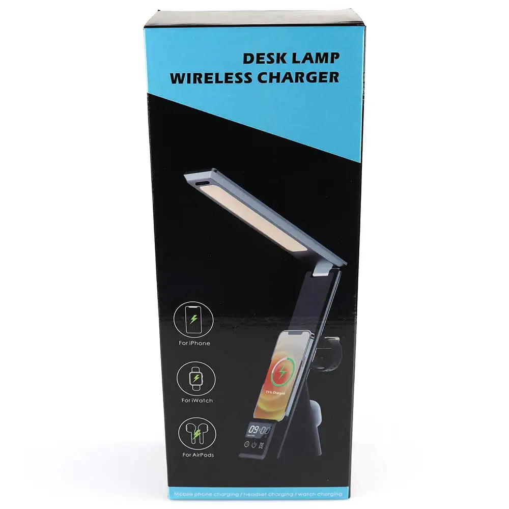 Touch Control Eye-caring Table Lamp Alarm Clock 3 Modes Smart Desk Lamp ...