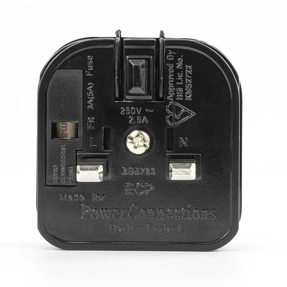 For Wonplug International Travel Plug Adapter UKCA Approved Brass Wall ...