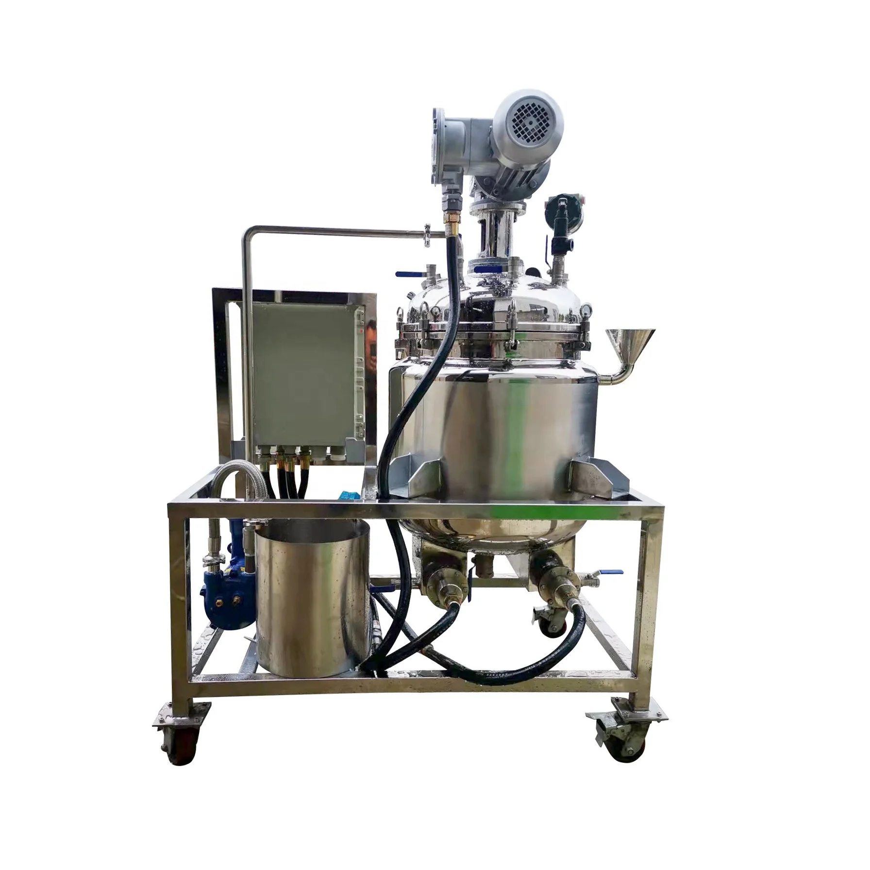 100l Electric Heating Mixing Autoclave With Agitator - Buy Mixing Tank ...