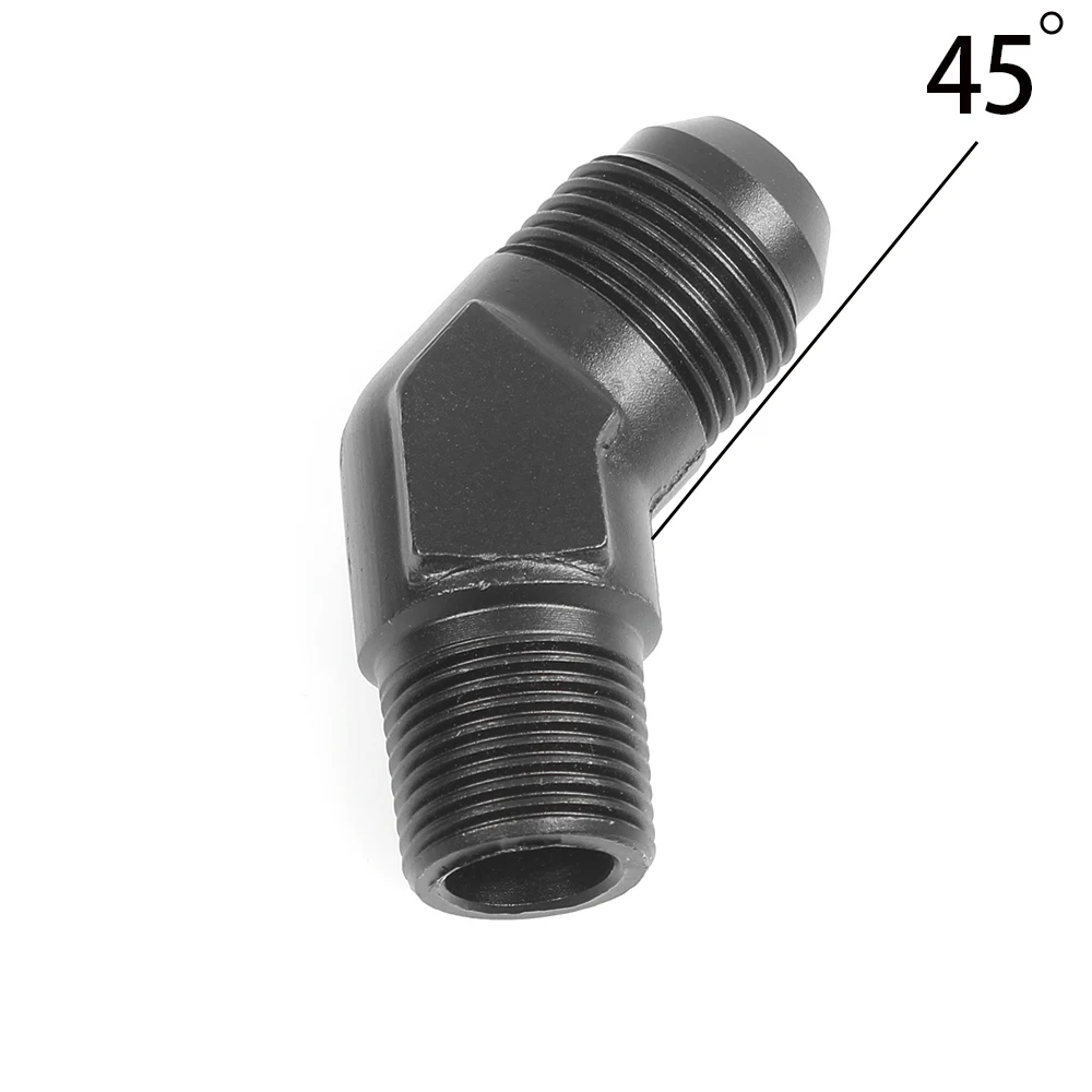 45 90 Degree Elbow AN4 AN6 AN8 AN10 AN12 Male Flare Adapters