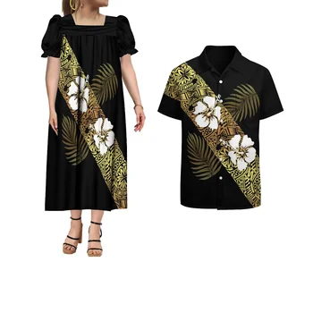 Hot Sales Custom Hibiscus Flower Polynesian Tribal Printed Micronesia ...