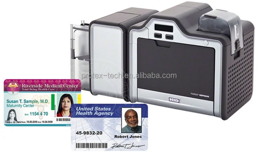 HDP5000 PVC Card Printer - Single Sided Retransfer Printing