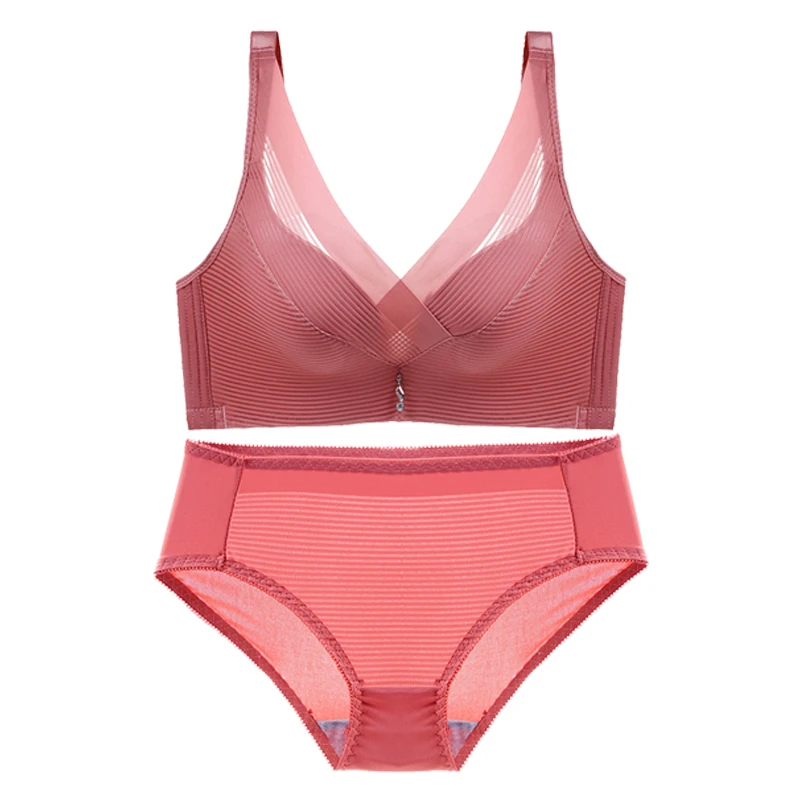 Bsci Oem Manufacturer Women Full Coverage Ensembles Soutien-gorge Et ...