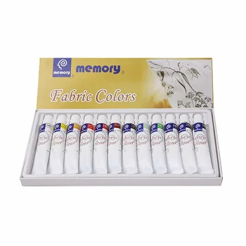 Waterproof Hand-painted Textile Acrylic Paint Set T-shirt Non-fading ...