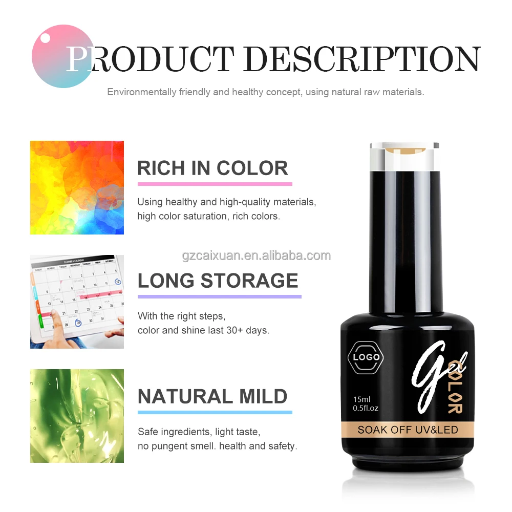 Private Label Gel Nail Polish - 453 Colors & Long Lasting