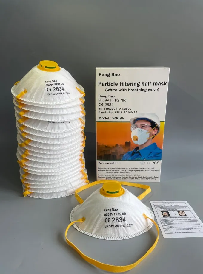 Disposables KN95 Face MaskDust Respiratory Protective En149 Standard ...
