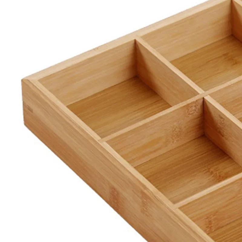 Wooden Serving Tray Multi Compartments Divided Food Serving Plate for ...