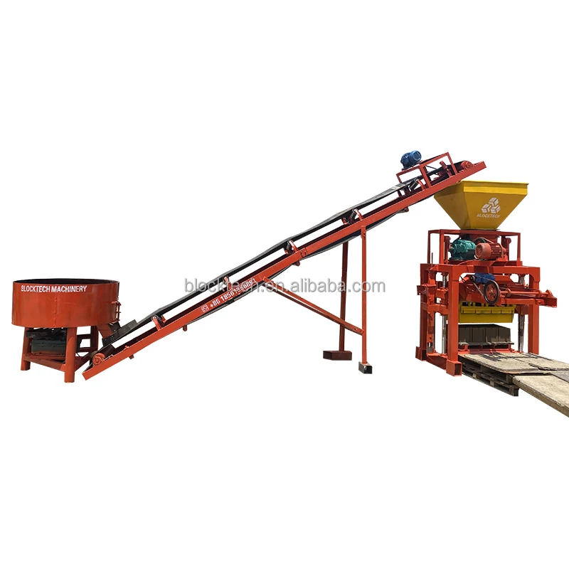 4-35 block machine qt4-35 semi automatic manual cement concrete hollow ...