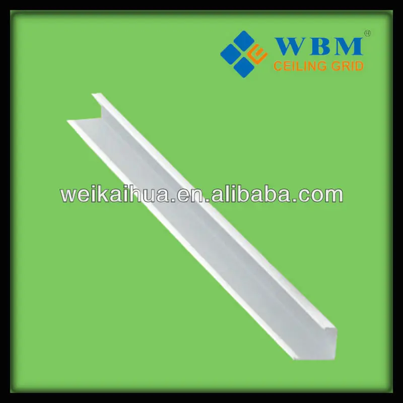 Suspended Ceiling Grid Accessory - Steel T Bar & Wall Angle