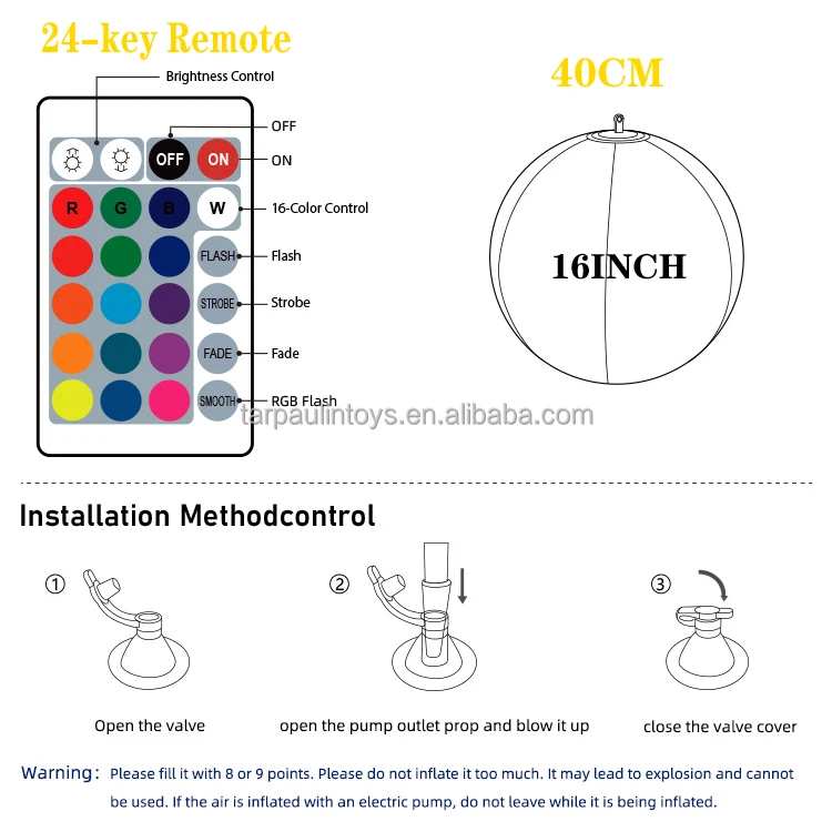 Inflatable LED Lighting Balls - Perfect for Outdoor Events
