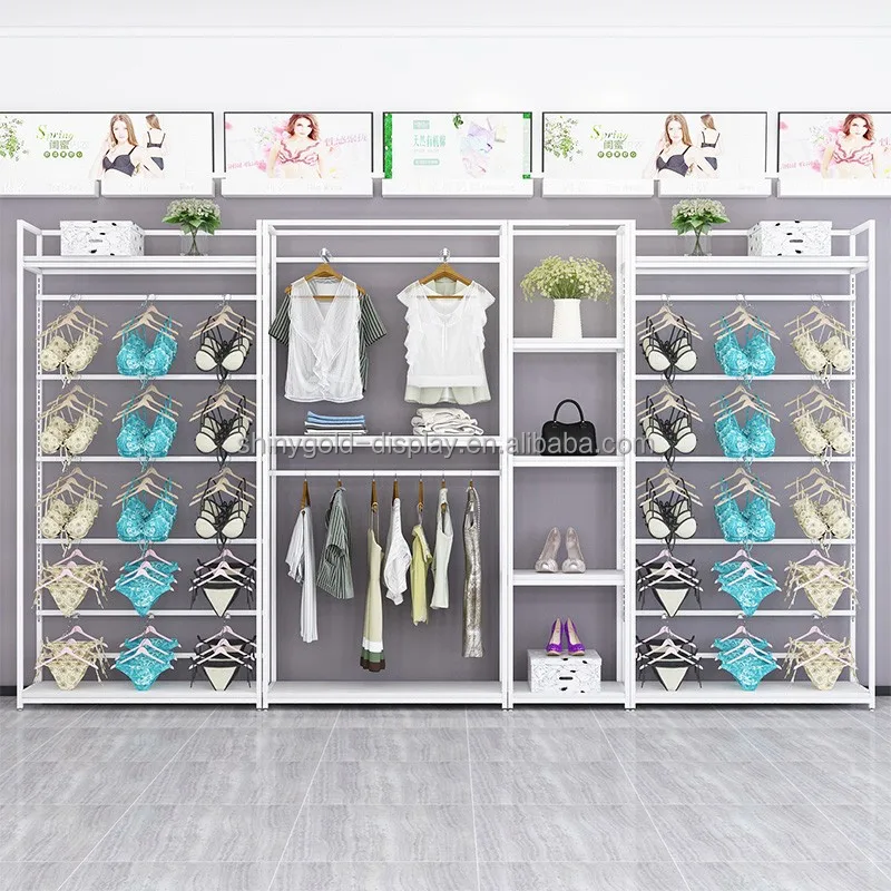 Metal Stainless Steel Undergarments Display Stand