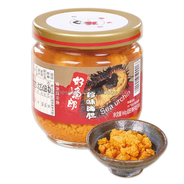 Ready To Eat Seasoned Sea Urchin Roe In Bottle - Buy Sea Urchin Roe ...