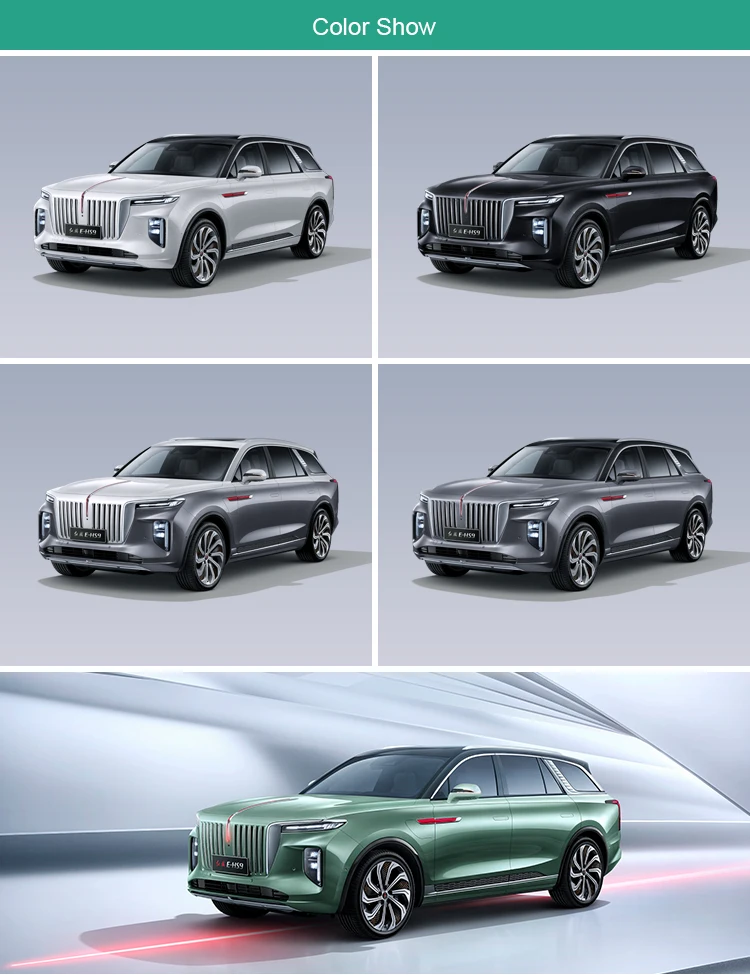 Luxury Pure Electric Car Hongqi E-hs9 High Quality New Energy Vehicle ...
