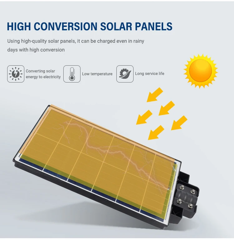 Outdoor 600w 800w 1000w Solar LED Street Lights - IP66 Waterproof