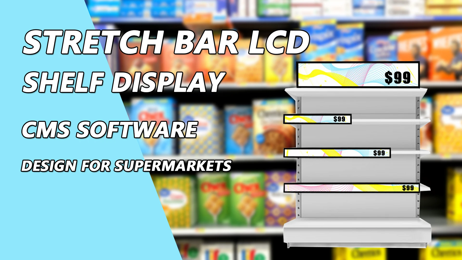 Marvel Custom Size Ultra Wide Ultra Thin Digital Signage Advertising ...