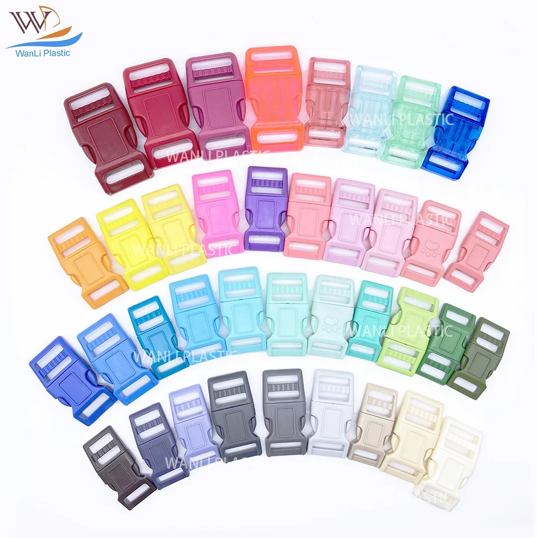 Colorful Plastic Side Release Buckle Curved 1inch Fast Release Buckles ...
