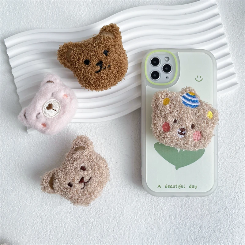 Factory Price Wholesale Cuteness Bear Poppings Phone Socket Griptok ...