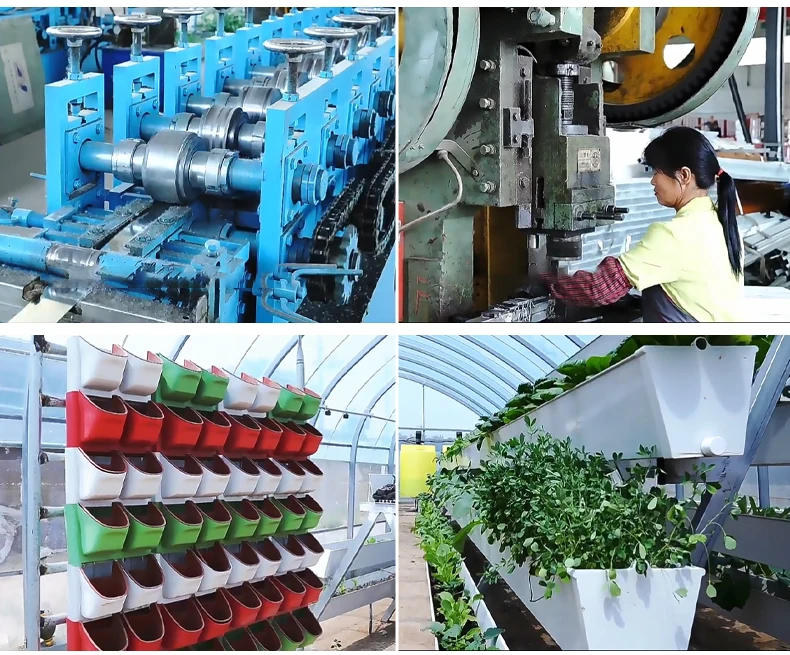 Hydroponic Pipe Pvc Square Nft System Plastic Square Pipe Hydroponic ...