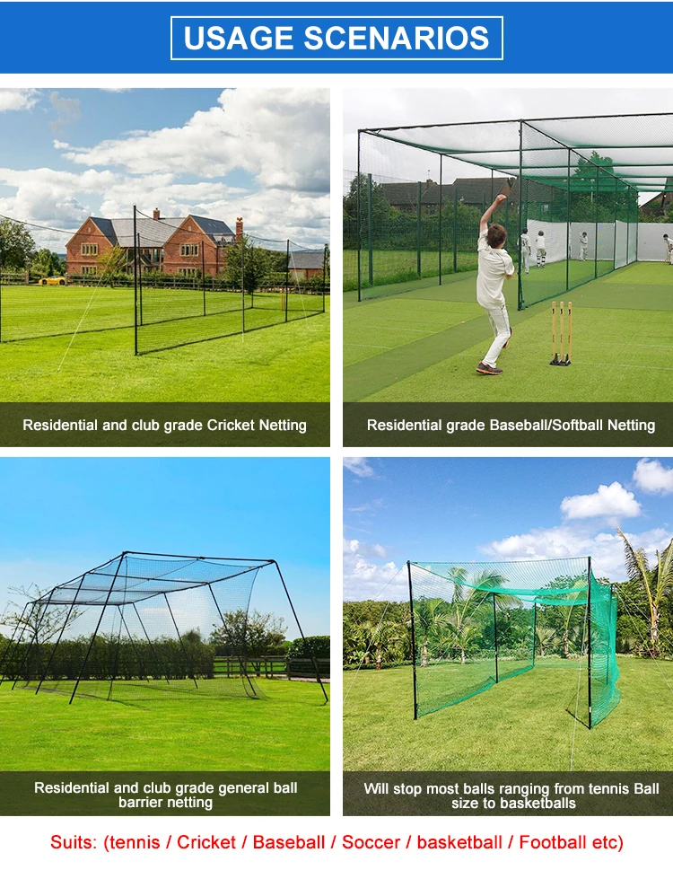 Wholesales Customized Outdoor Sports Safety Cricket Nets - Buy Safety ...