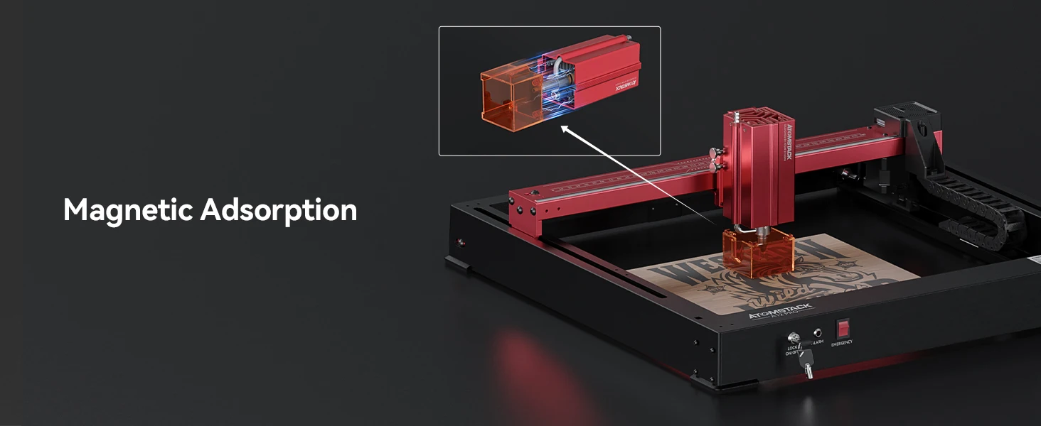 ATOMSTACK A6 PRO 50W Laser Engraver - Precision & Portability