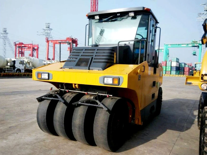 26 Ton Rubber Tyre Roller Compactor Road Roller For Asphalt Road ...