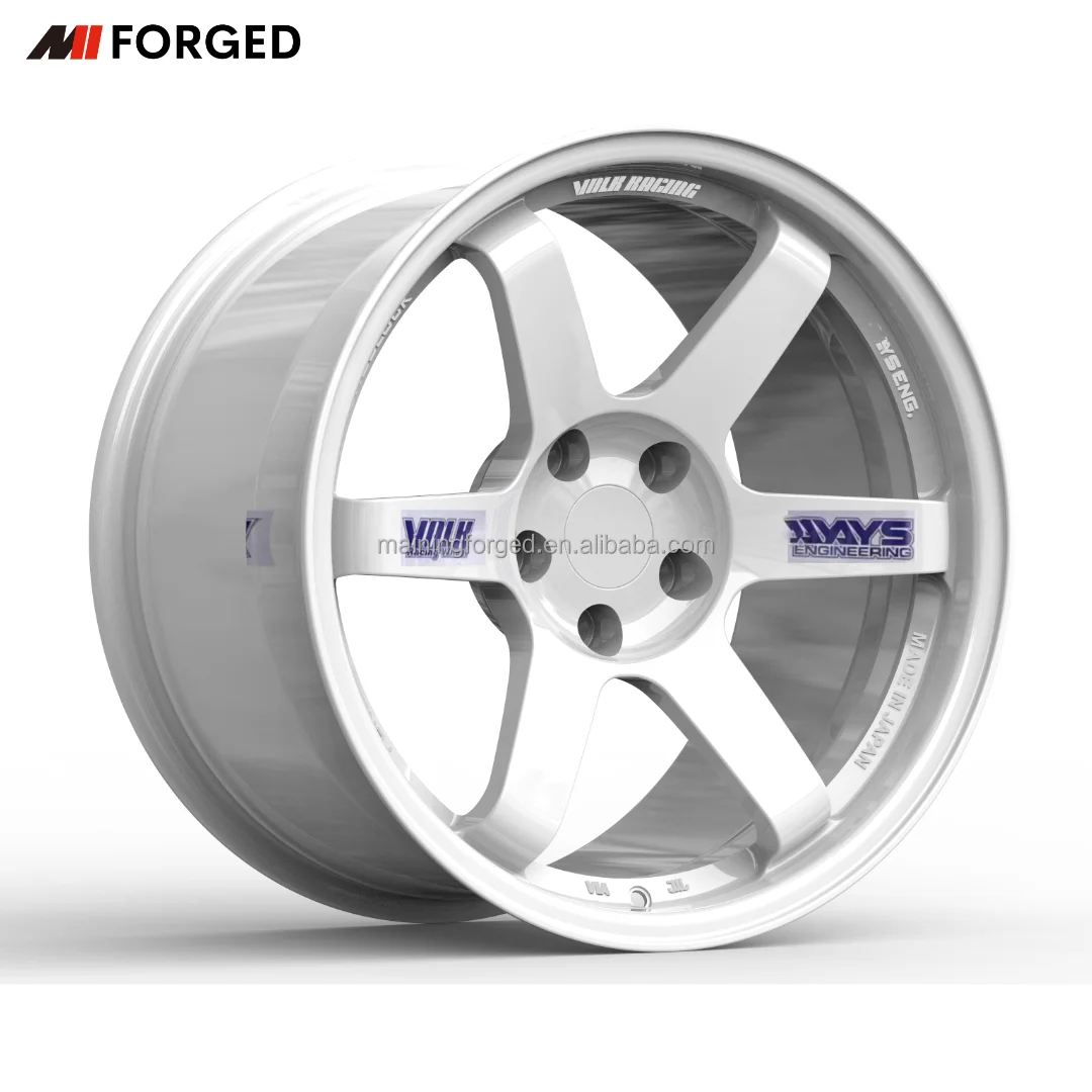 Mn White Forged 5x120 5x114.3 18 Inch Replica Volk Racing Te37 For M3 ...
