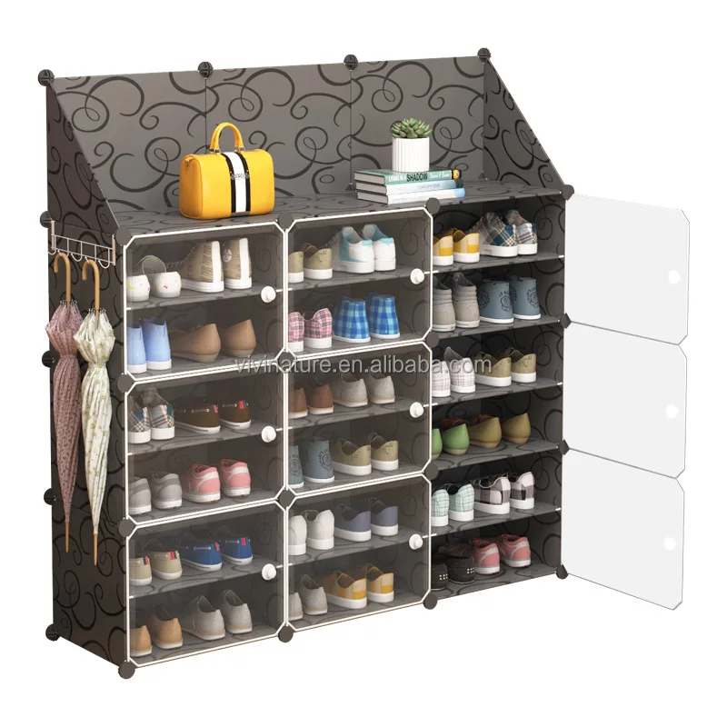 Plastic modular cabinet cube shoe storage shelves Rack| Alibaba.com