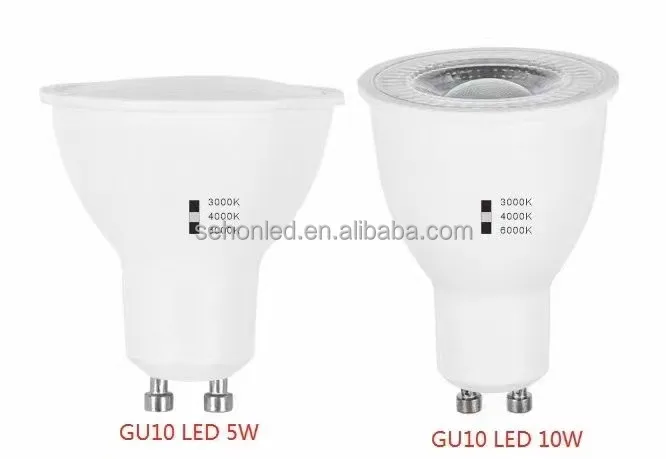 3 Color Temperature Setting 5w 10w Gu10 Mr16 Gu5.3 E27 Led Spotlight ...