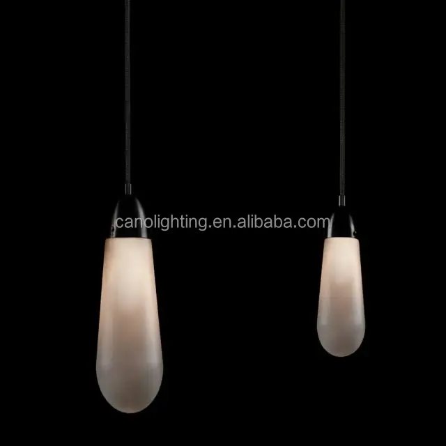 Modern Luxury Linear Lasso Glass Lampshade Chandelier Lamp Modern ...