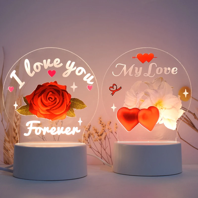 Hot Sale Modern Design 3d Led Night Light Lamp Acrylic Plate 3d Led ...