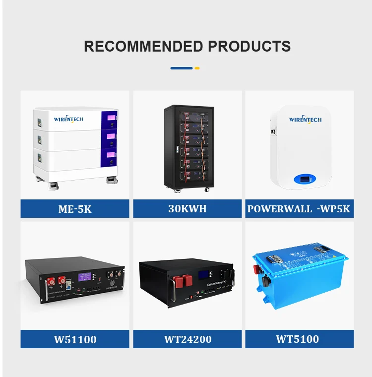 Wirentech Stacked Solar Batteries 48v 51.2v 5kwh 10kwh 25kwh Lifepo4 ...