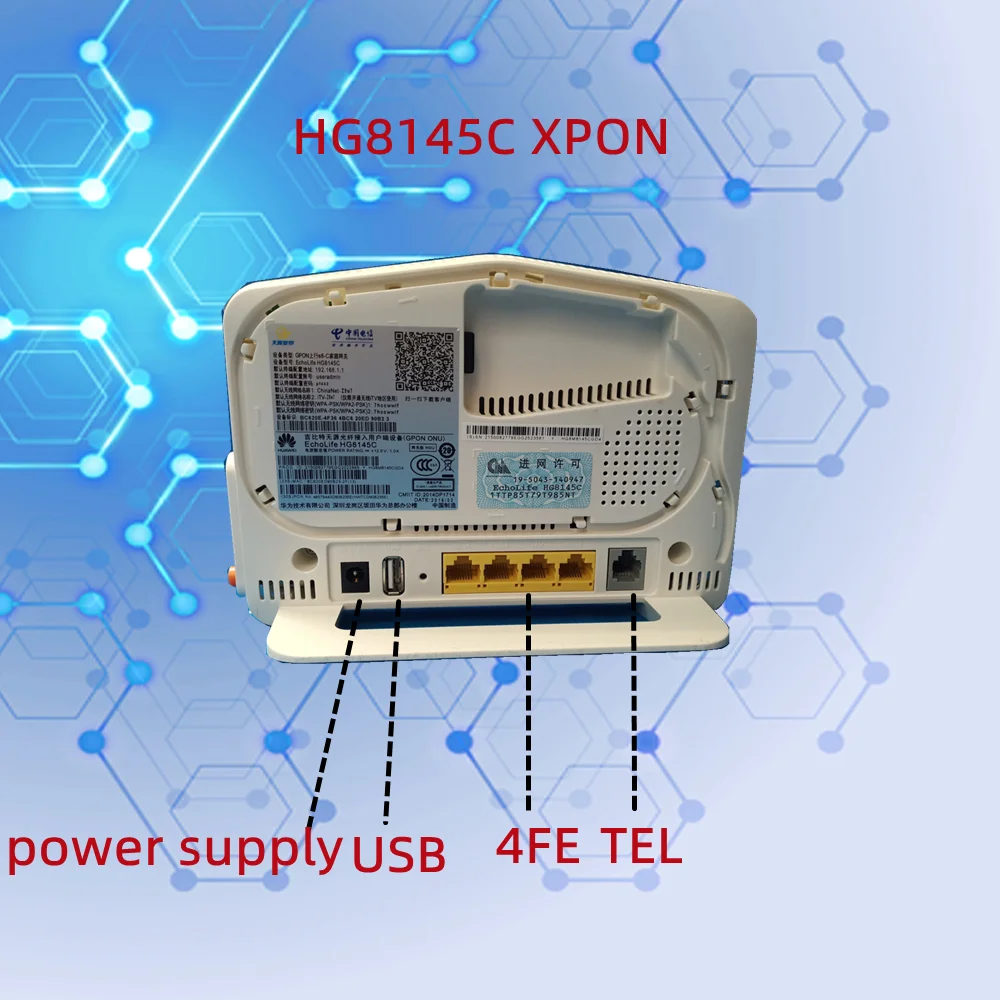 Onu Xpon Hg8145c 4fe With Wifi Xpon Gpon Epon English Version Fiber Optical Equipment - Buy Ftth ...