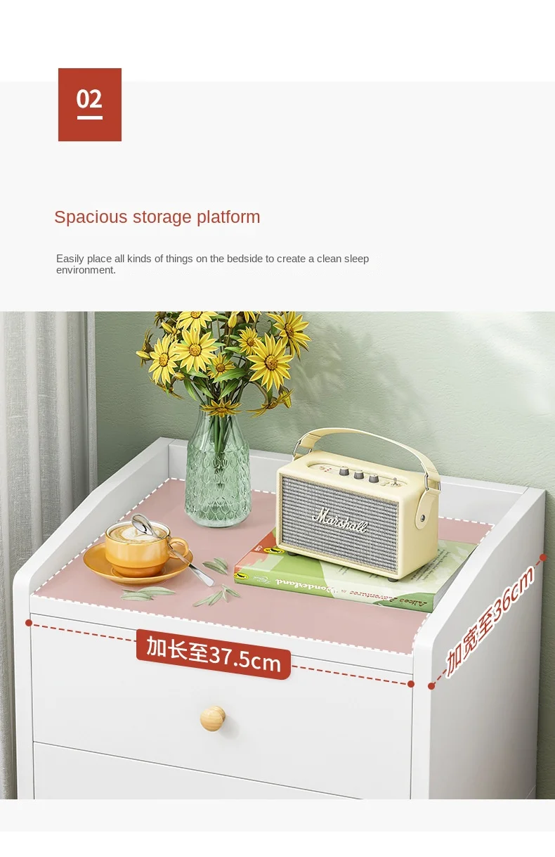 Bedside Table Simple Modern Locker Creative Multi-functional Mini Small ...